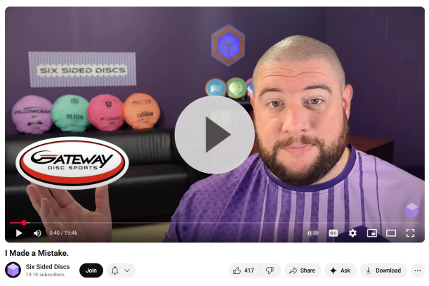 Six Sided Discs Shares an Honest Review of Gateway Disc Sports